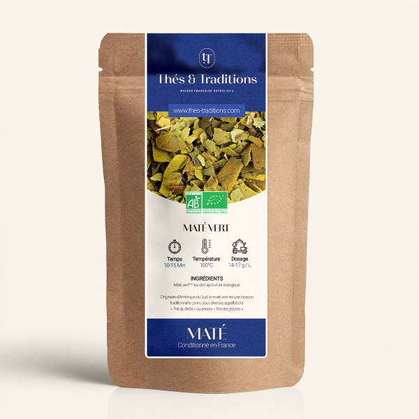 Organic Loose-Leaf Green Mate | Yerba Mate from Argentina | Thés ...
