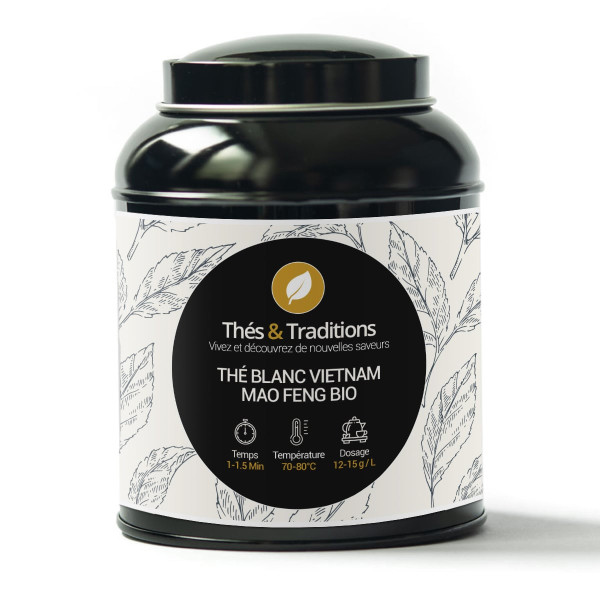 Vietnam Mao Feng Organic White Tea, Young Shoots | Thés & Traditions