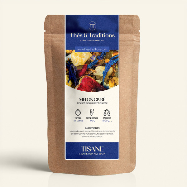 Frosted Melon Herbal Infusion | Thés & Traditions